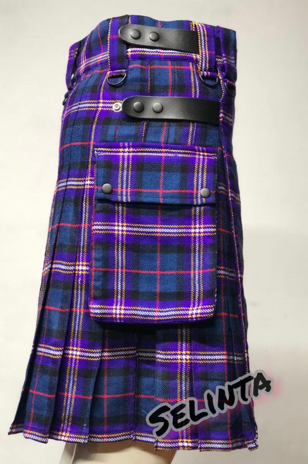 Scottish Men's Handmade Masonic Tartan Utility Kilt - Etsy