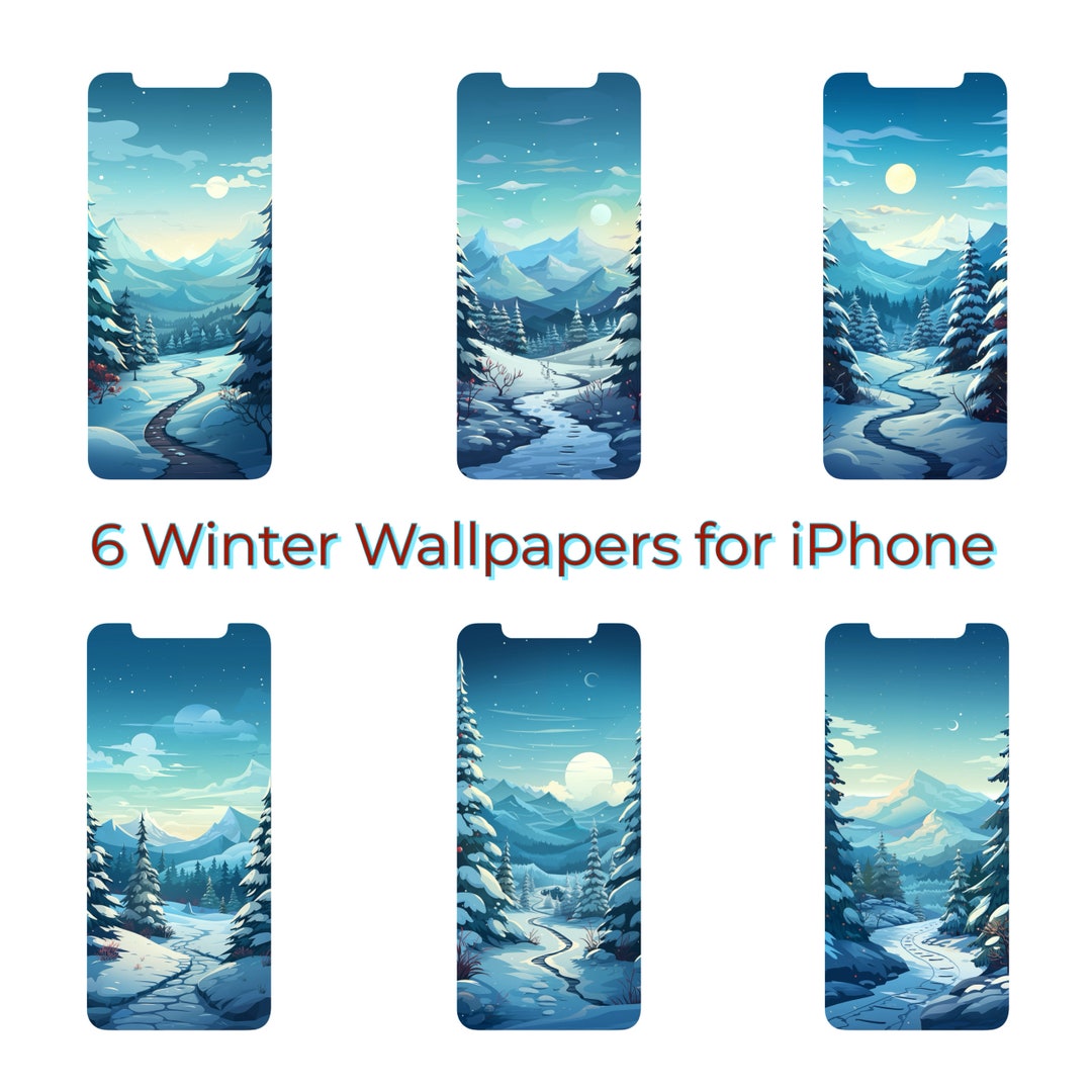 Winter Wonderland iPhone Wallpapers - Festive Holiday Backgrounds for ...
