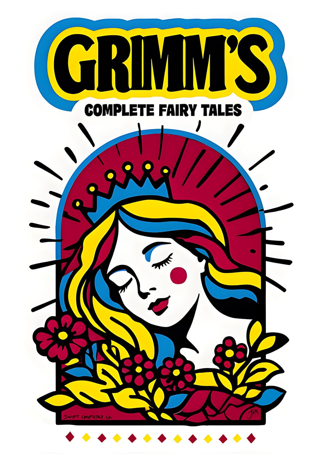 Grimms Tales - Sleeping Beauty - Digital Minimalist Abstract ...