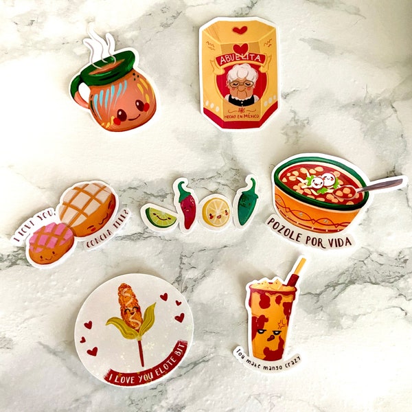Mexican Vinyl Stickers - Etsy