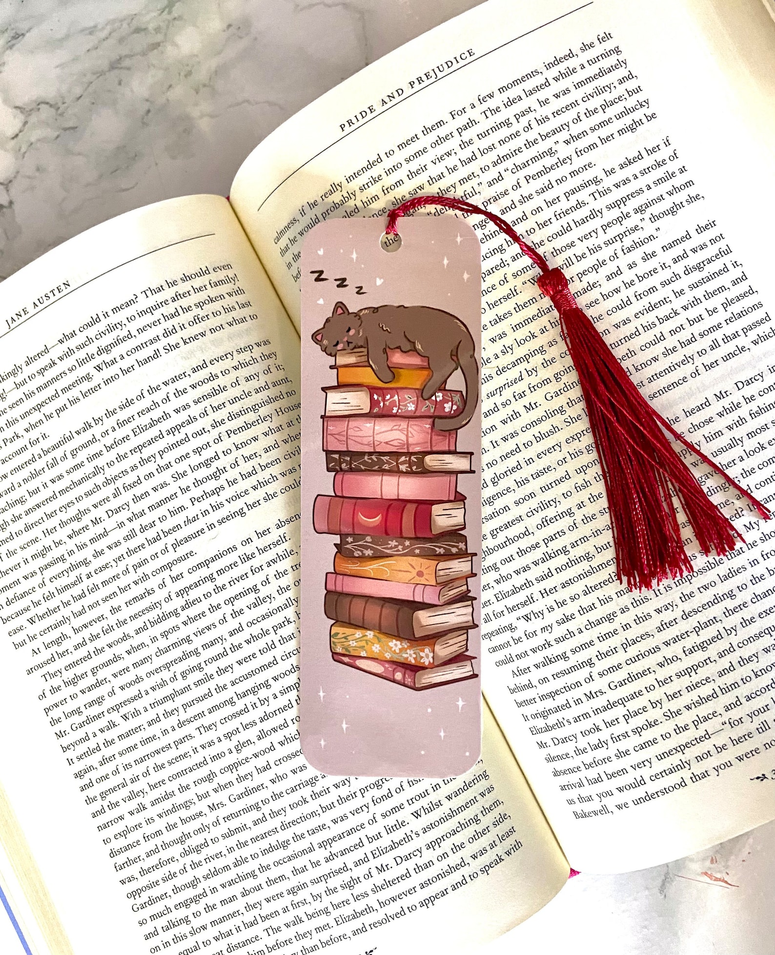 Cottagecore Bookmark Cute Kawaii Cat Books Bookmark - Etsy