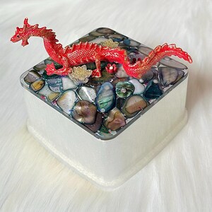 Mythical Creatures Trinket Box / Jewelry Box / Handmade Home Decor ...