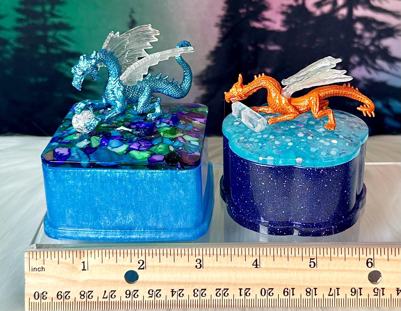 Dragon Treasure Trinket Box / Jewelry Box / Handmade Home Decor ...
