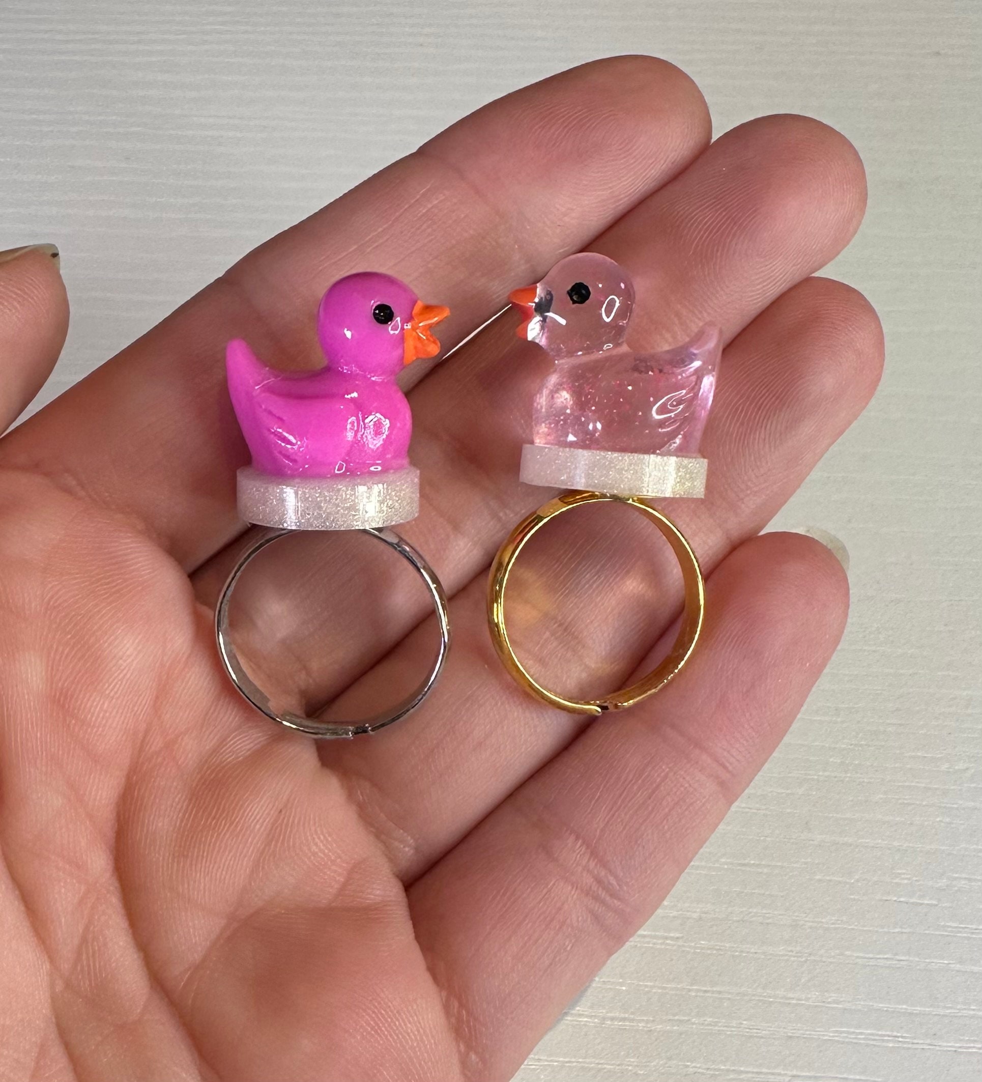 MYSTERY Duck Pond Ring / Novelty Jewelry / Cottage Core / Unique Gift ...