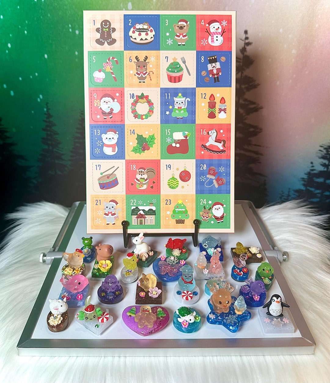Magnet Advent Calendar Perfect for Kids, Families, Co-workers, Etc ...