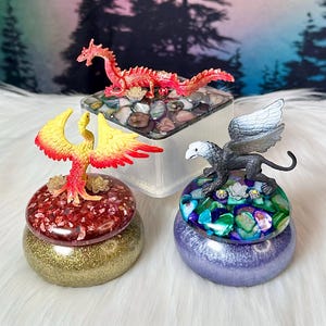 Mythical Creatures Trinket Box / Jewelry Box / Handmade Home Decor ...