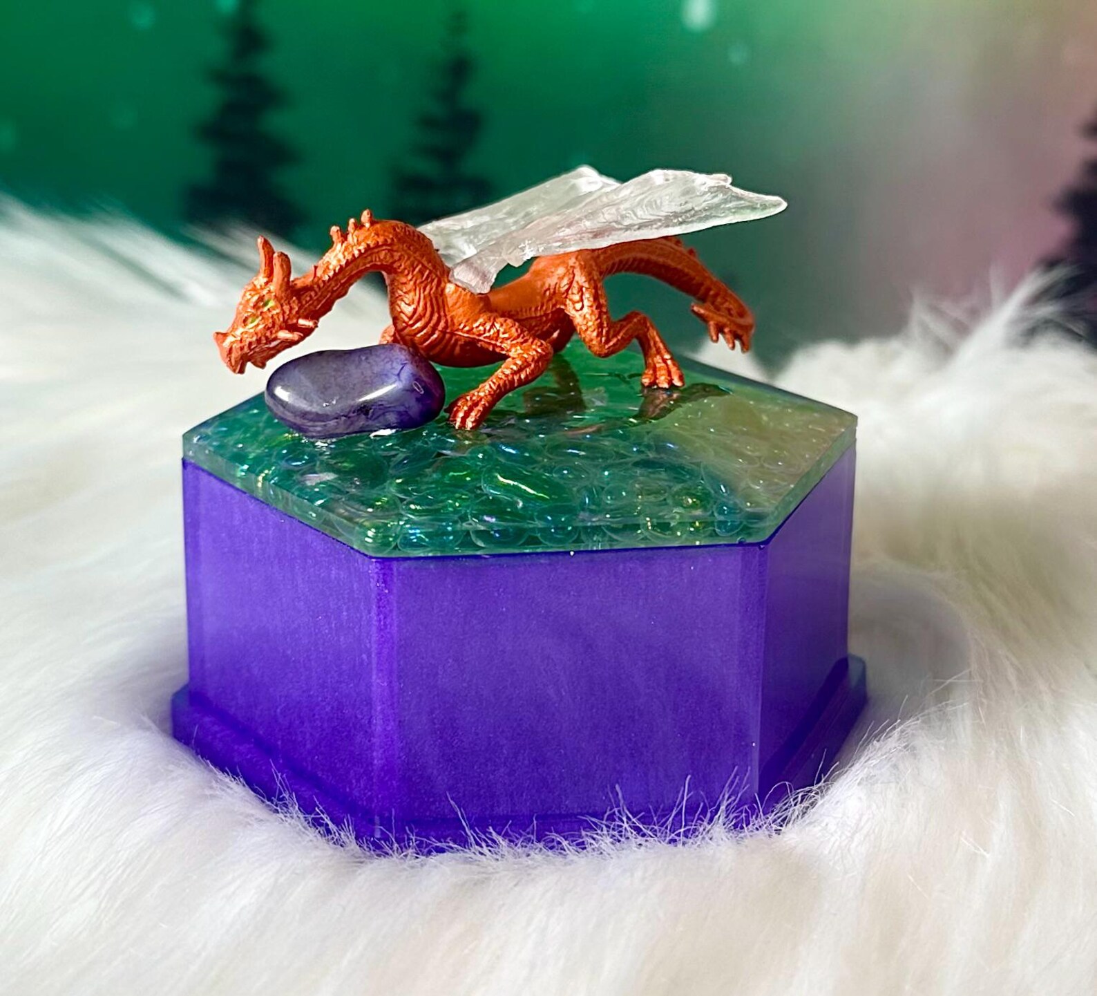 Dragon Treasure Trinket Box / Jewelry Box / Handmade Home Decor ...