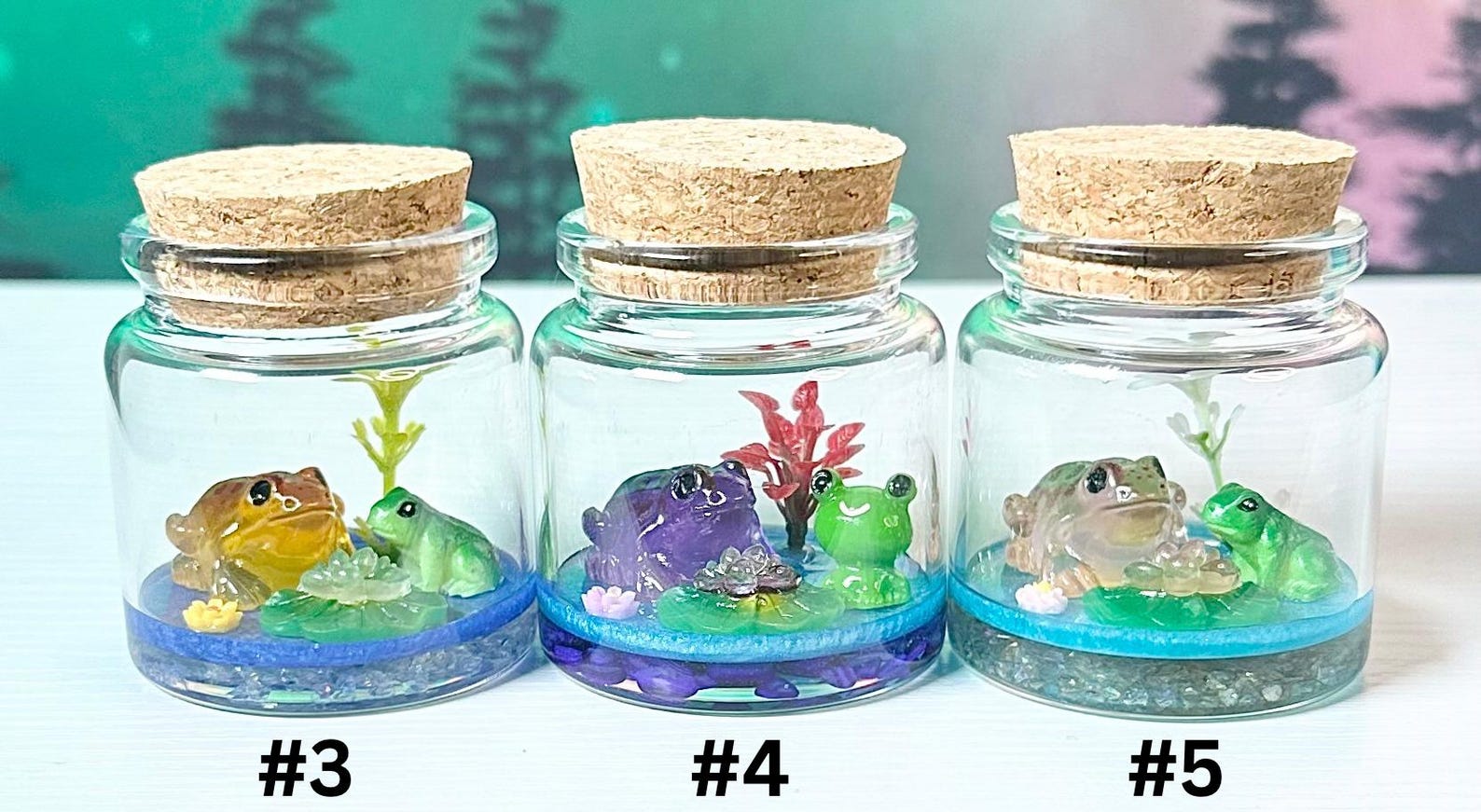 Pond in a Jar Miniature Desk Pet / the Original Tiny Terrarium Buddies ...