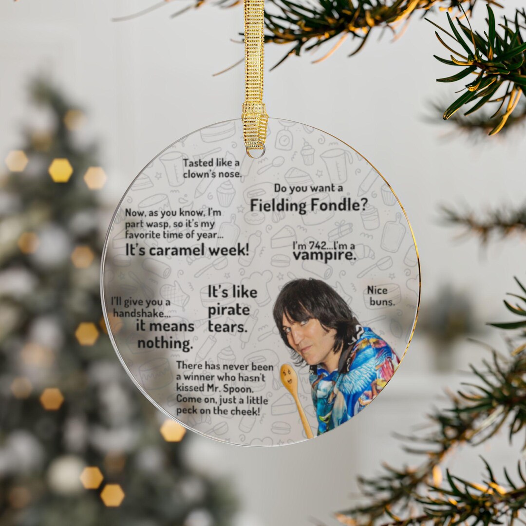 Ornament, Christmas Gift, Noel Fielding Quotes, GBBO, Great British ...