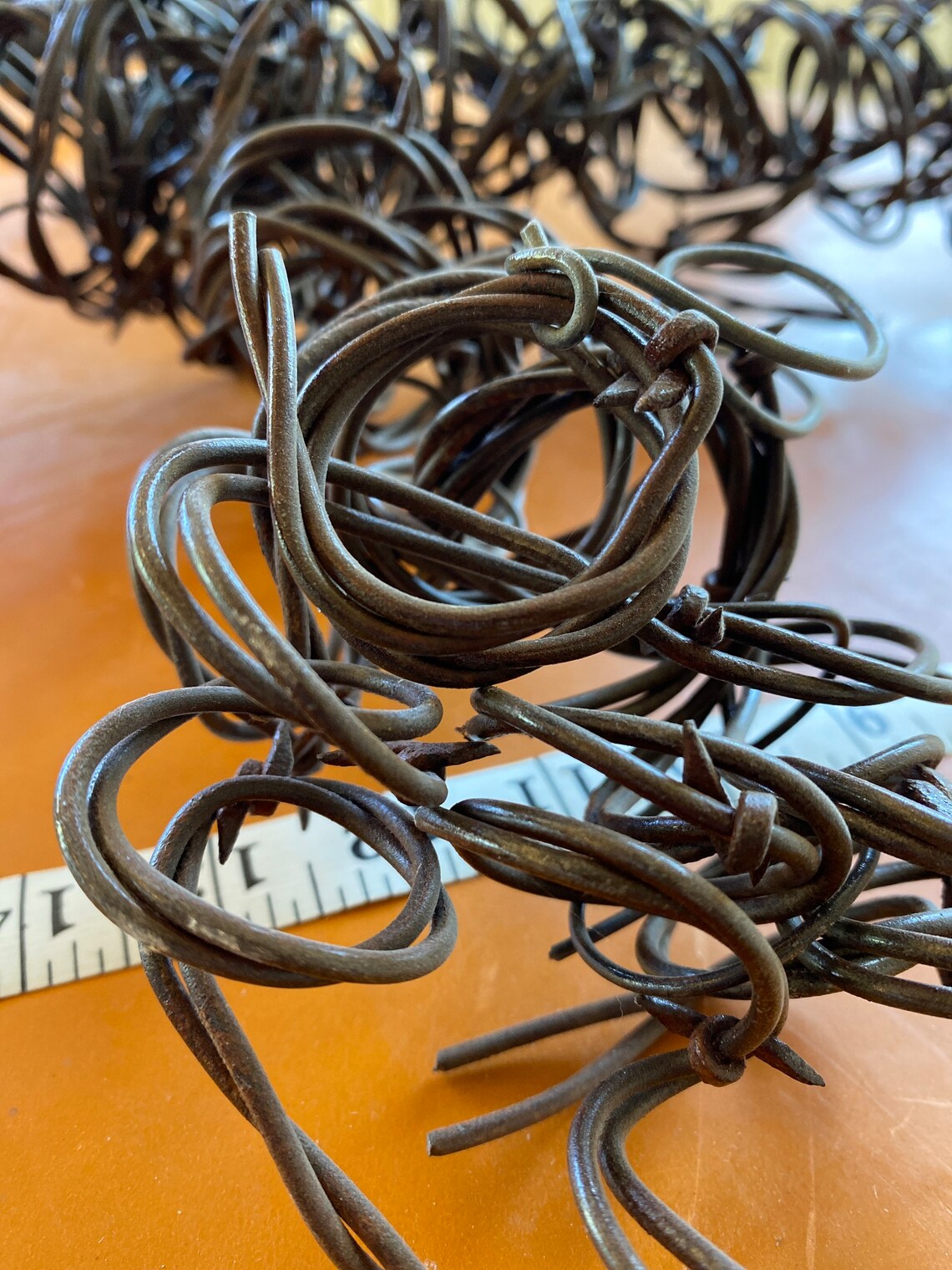 Antique Barbed Wire Cross Approximately 25 Tall - Etsy