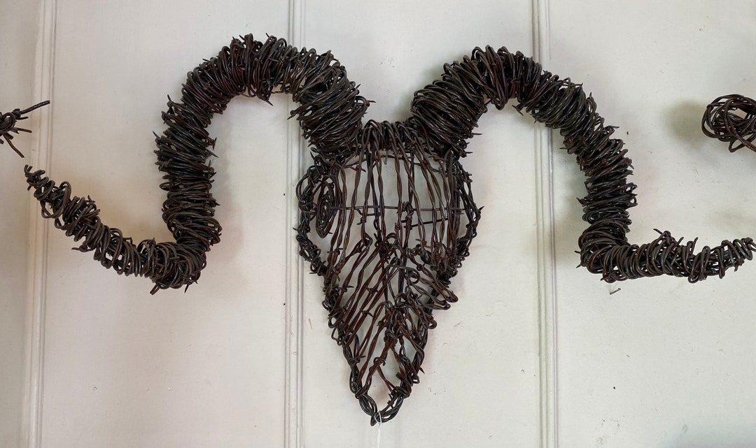 Ram Barbed-wire Sculpture - Etsy