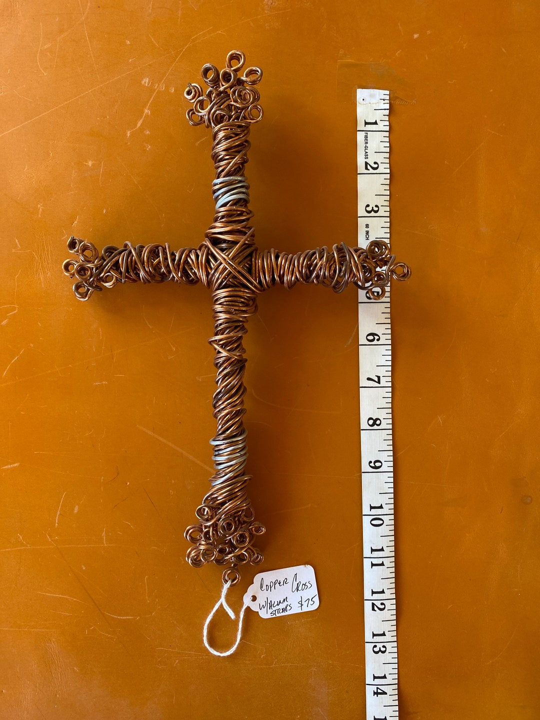 Copper Wire Cross With Aluminum Straps 11 - Etsy