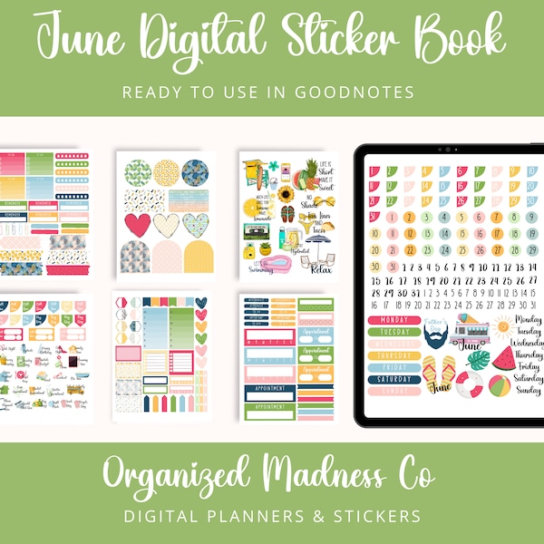 Digital Planner Stickers - Etsy