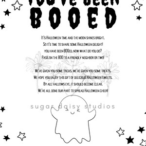 Halloween Printables You've Been Booed Fun Halloween Game Halloween ...