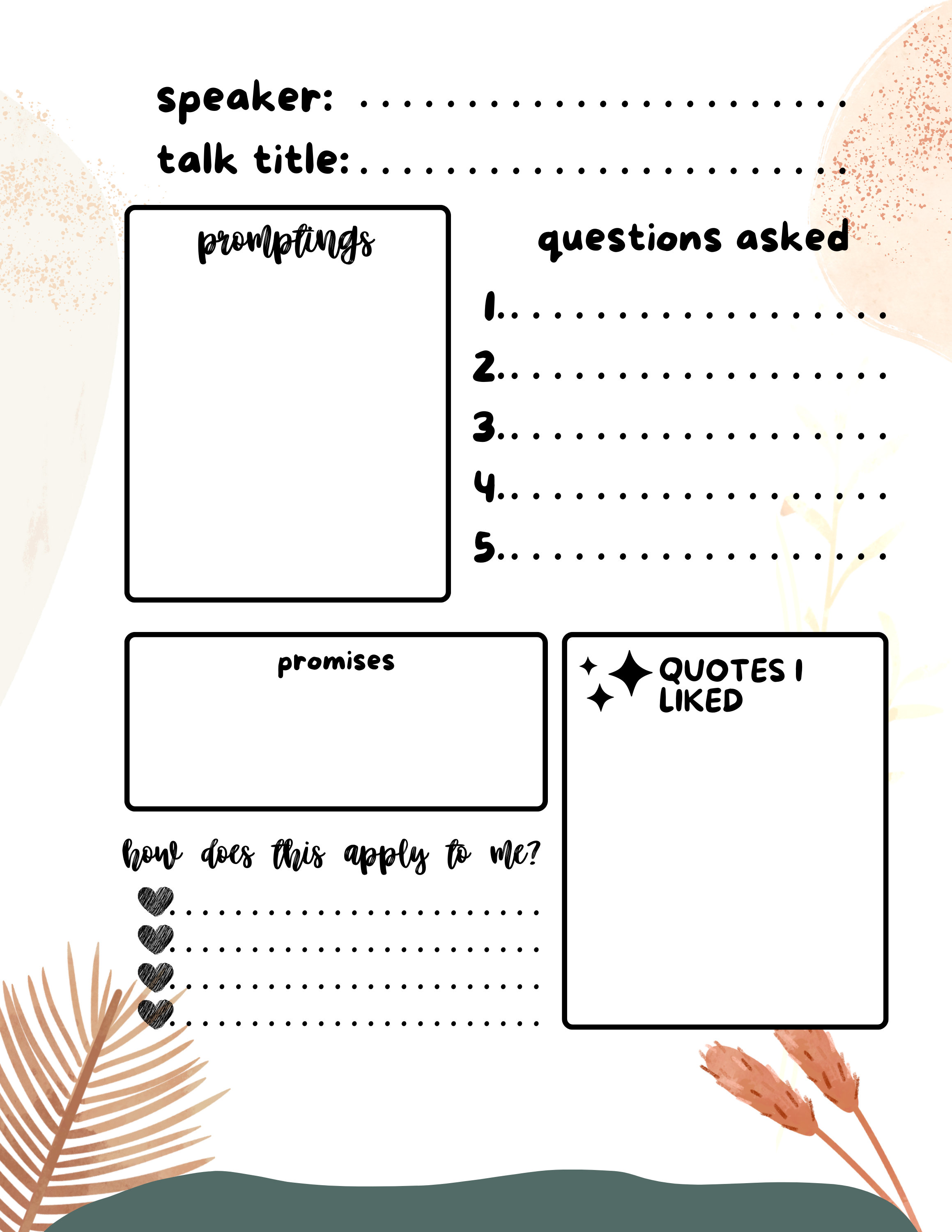 GENERAL CONFERENCE Packet Fall Edition - Adult/youth Activity Packet ...