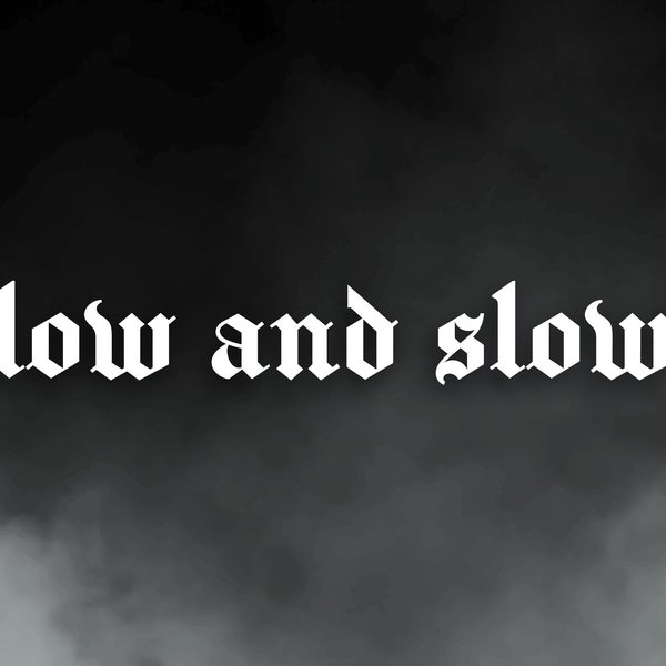 Old and Slow Sticker - Etsy