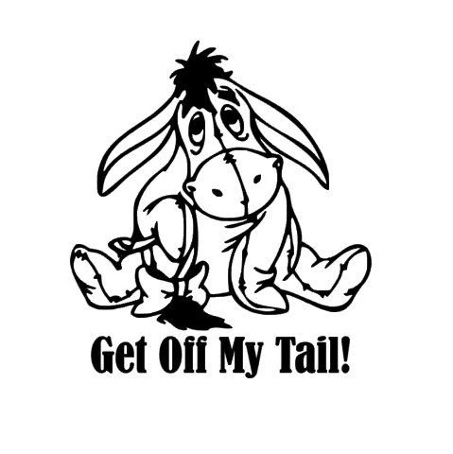 Eeyore Disney Pooh Friend Sticker | Car Tumbler Laptop Decal ...