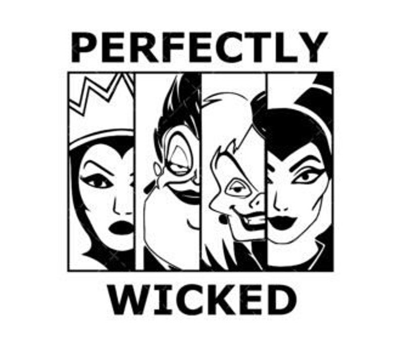 Disney Villains Sticker Car Tumbler Laptop Decal Weatherproof ...