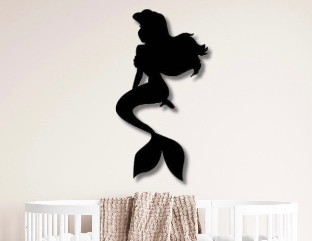 Ariel Wall Art Disney Office-home Decor Baby Nursery Decor - Etsy