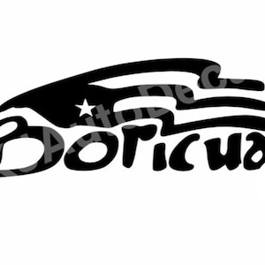 Boricua Puerto Rico Puertorrican Flag Sticker | Car Tumbler Laptop ...