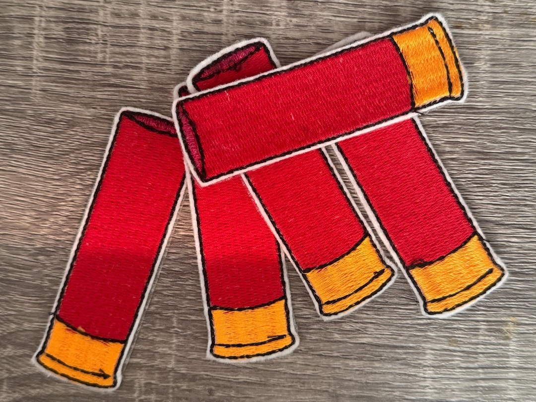 Shotgun Shell, Shotgun, Pew Pew, 20 Gage Shells, Embroidered Duck ...
