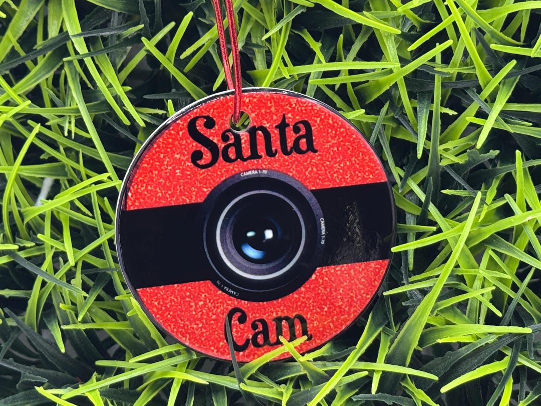 Santa Cam, Christmas Tree, Ceramic Ornament, Ornaments, Christmas ...