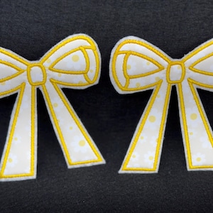 Side Bows for Sweatshirt. (2) Iron Ons, Side Bows, Glitter Bow, Iron on ...