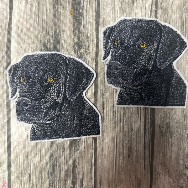 Chocolate Lab Patch - Etsy