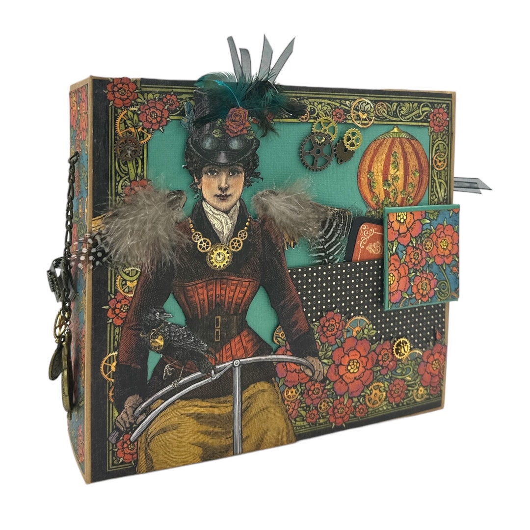 Handcrafted Graphic 45 Steampunk Spells Mini Album Paper Creation - Etsy