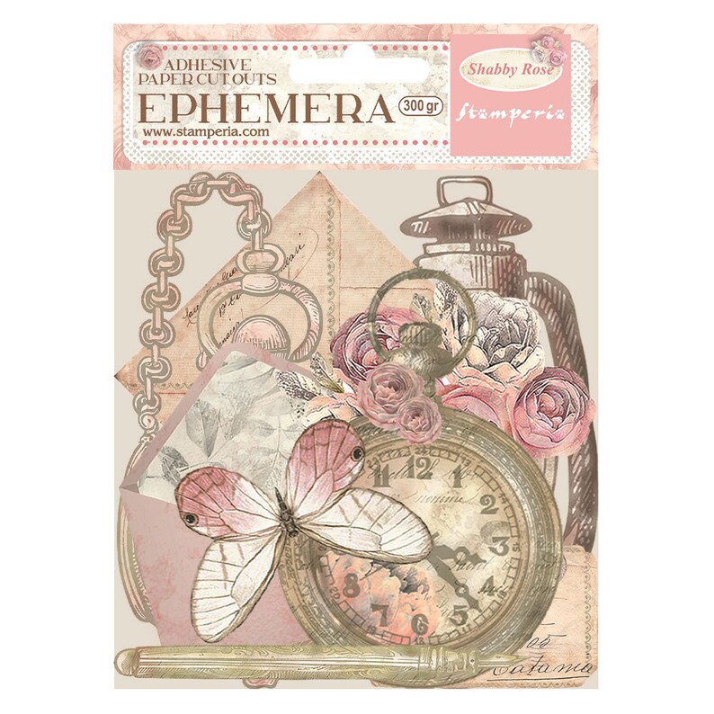 Stamperia Shabby Rose Collection Ephemera - Etsy