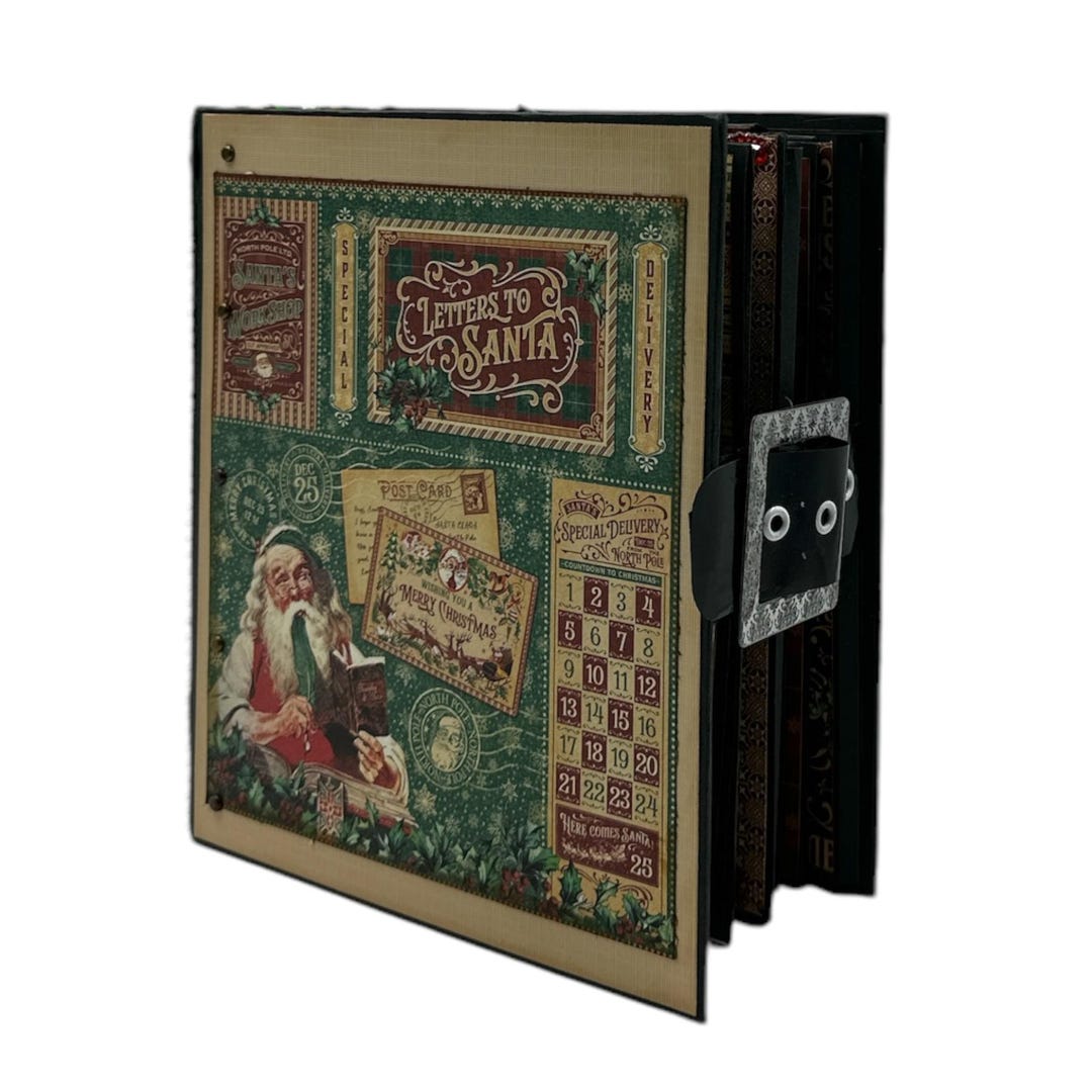 Handcrafted Letters to Santa Mini Album Paper Creation - Etsy