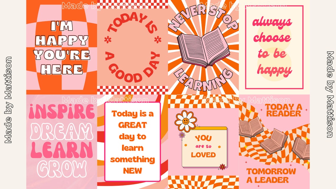 8 Classroom Posters Print Digital Download Print Teacher - Etsy