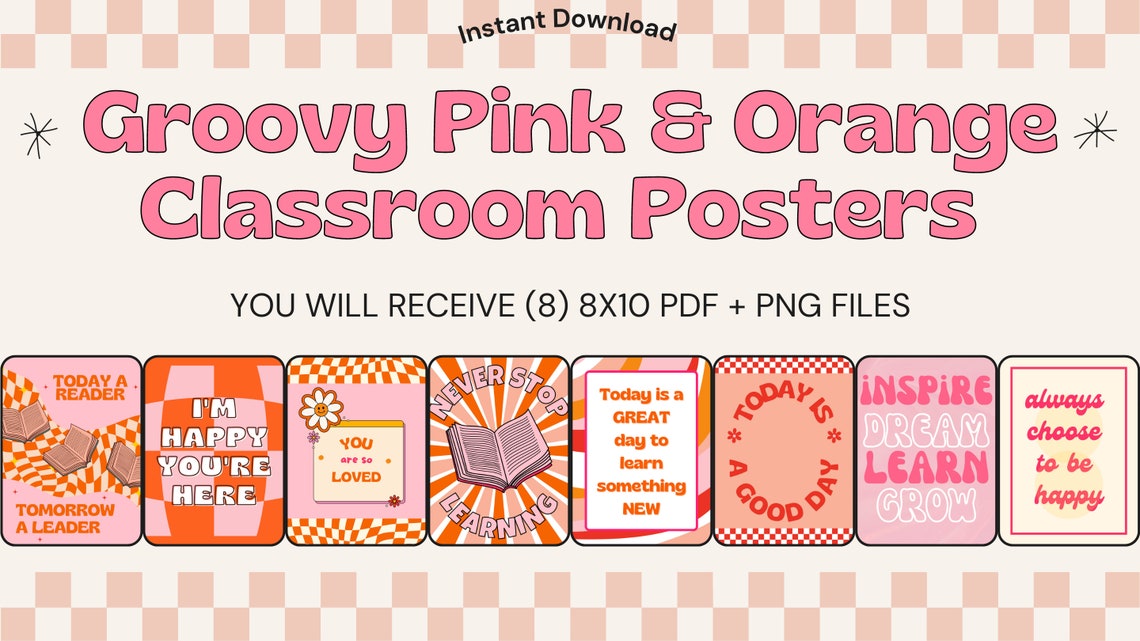 8 Classroom Posters Print Digital Download Print Teacher - Etsy