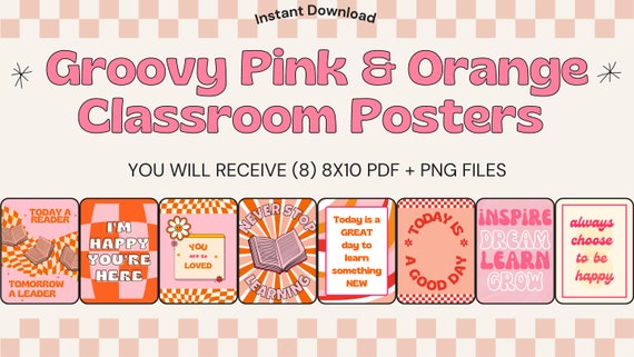 8 Classroom Posters Print Digital Download Print Teacher - Etsy