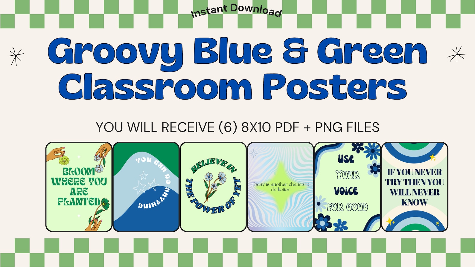 6 Classroom Posters Print Digital Download Print Teacher - Etsy