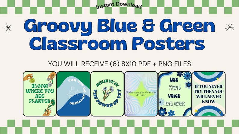 6 Classroom Posters Print Digital Download Print Teacher - Etsy