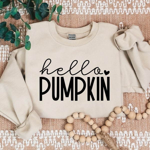 Hello Pumpkin Sweatshirt - Etsy
