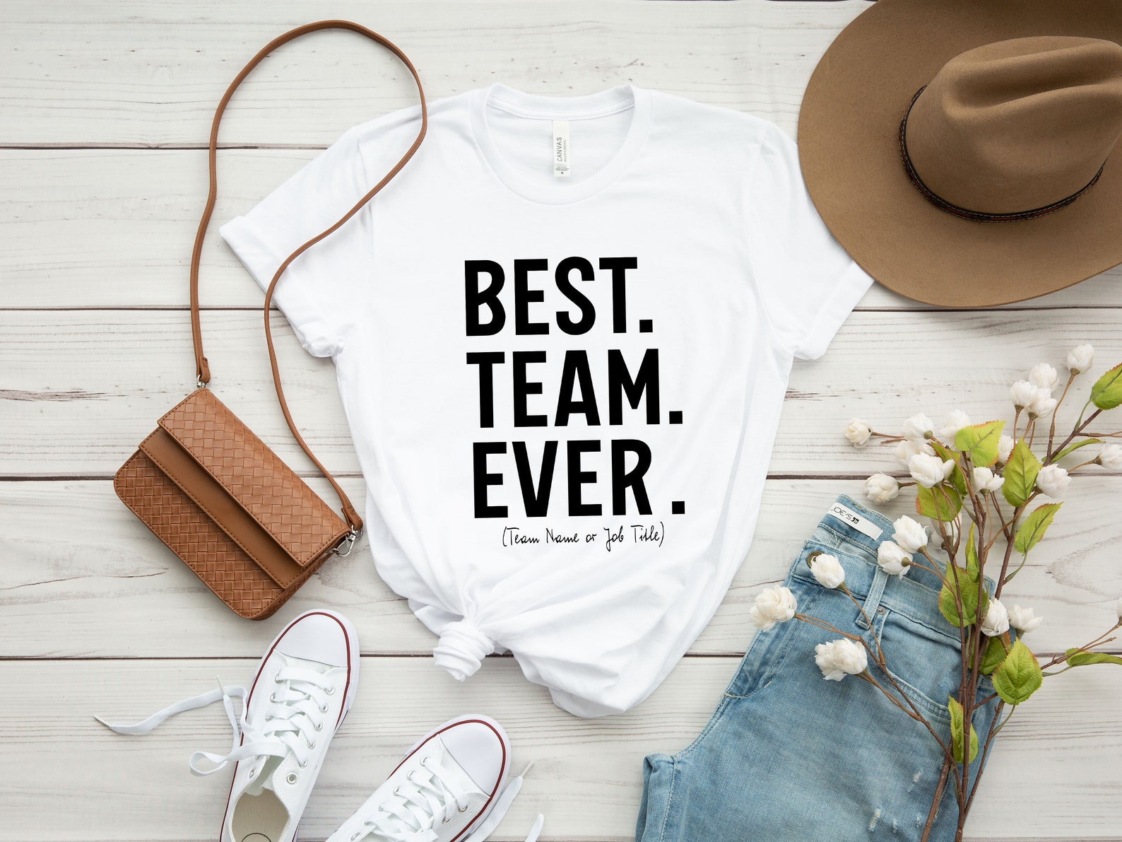Custom Best Team Ever Shirt Personalized Teammate Staff - Etsy