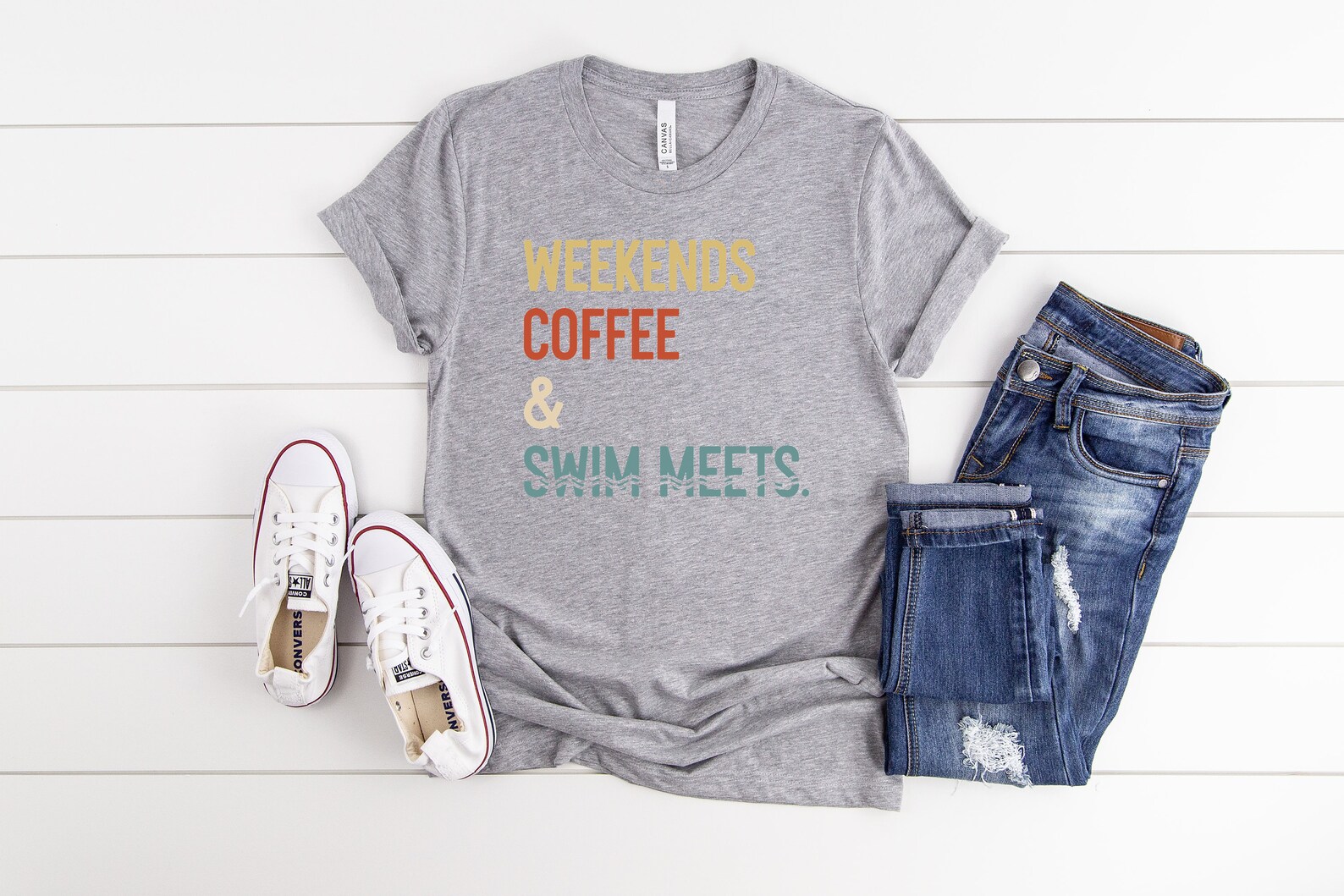 Weekends Coffee Swim Meets Shirt, Swimmer Shirt, Mom Swimming Shirt ...