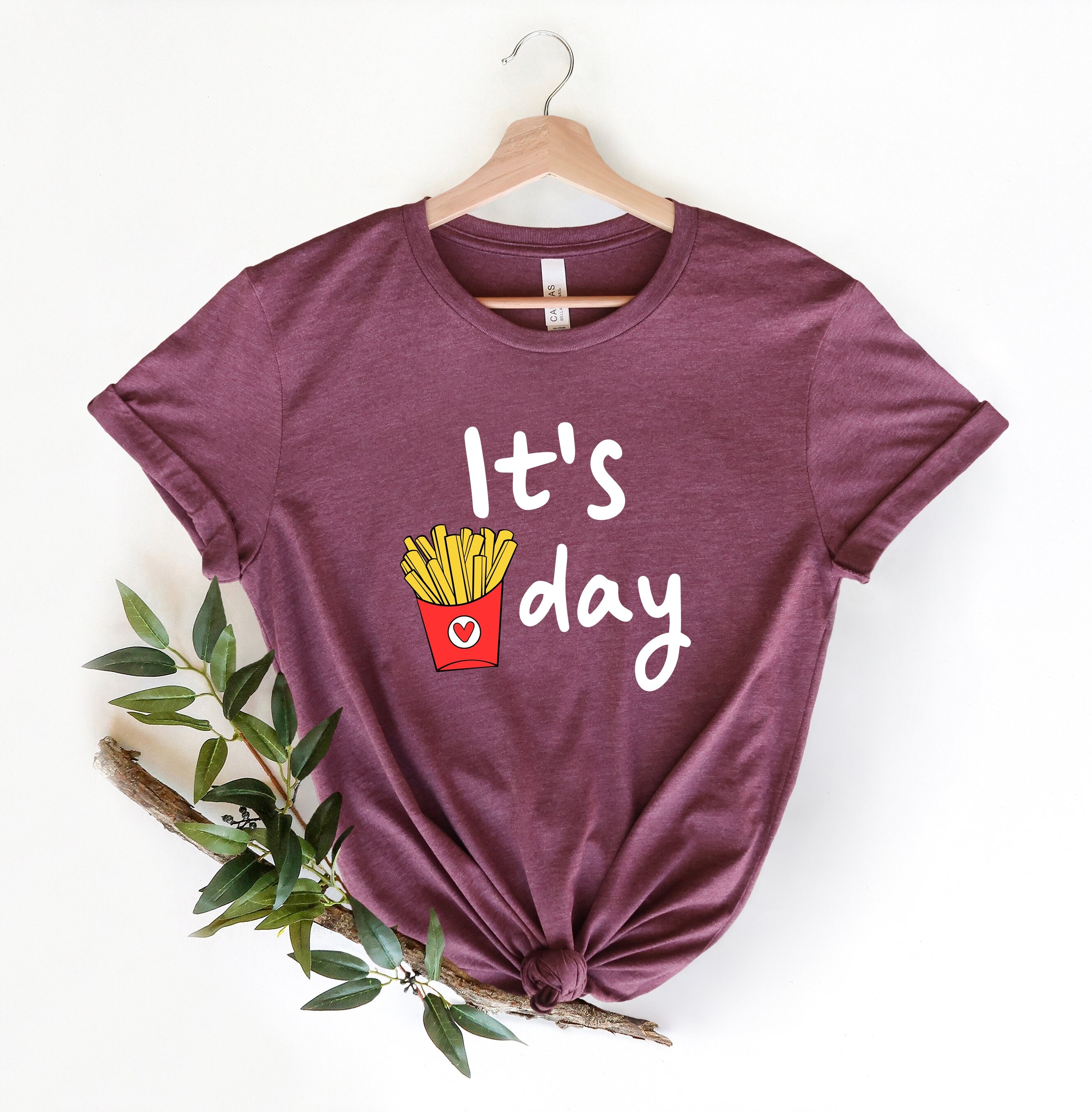 It's Fry Day Shirt, French Fries Shirt, Funny Food Lover Tee, Fast Food ...