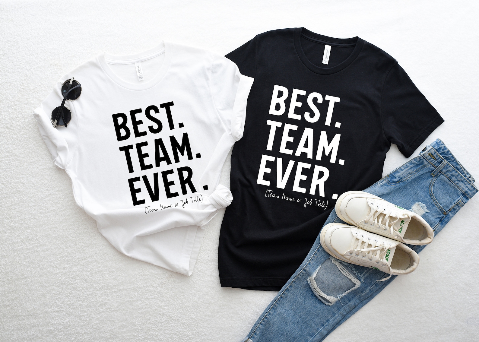 Custom Best Team Ever Shirt Personalized Teammate Staff - Etsy