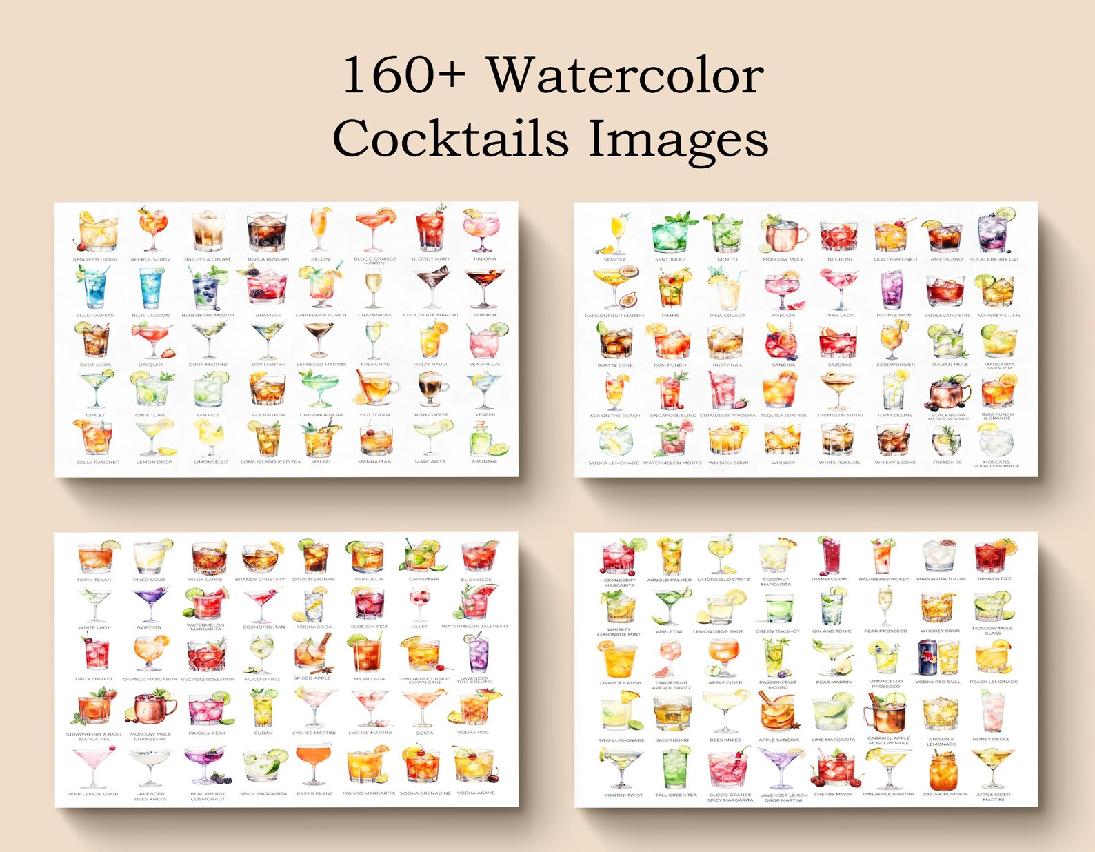 Pet Signature Cocktail Menu | Dog Photo Signature Drink Sign ...