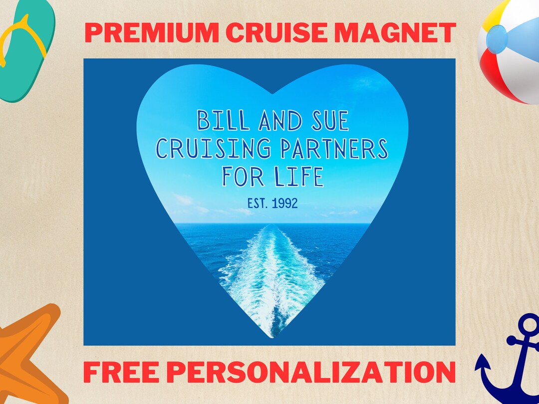 Cruising Partners for Life / Cruise Door Signs / Stateroom Cruise Door ...