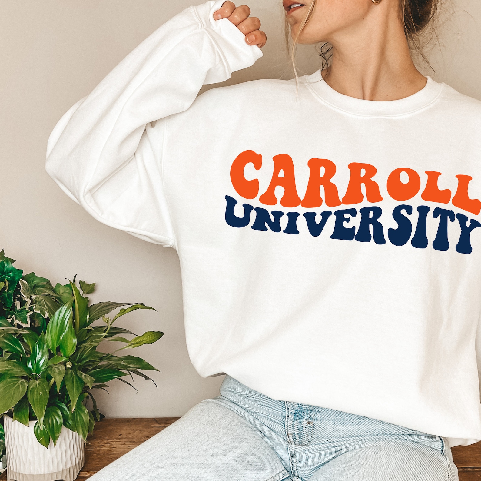 Cozy College Crewnecks / Tailgate Essentials / Custom Team Spirit Gear ...