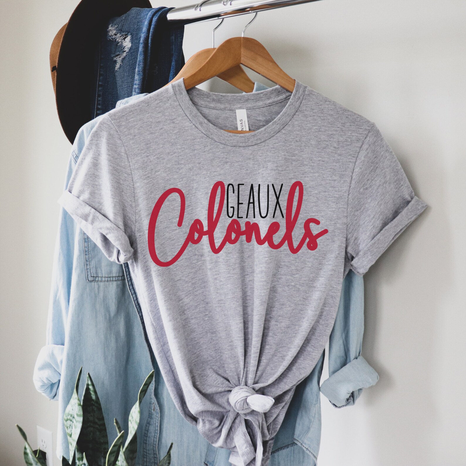 College Sports Fan Gift Idea / Game Day Attire / Personalized Campus ...