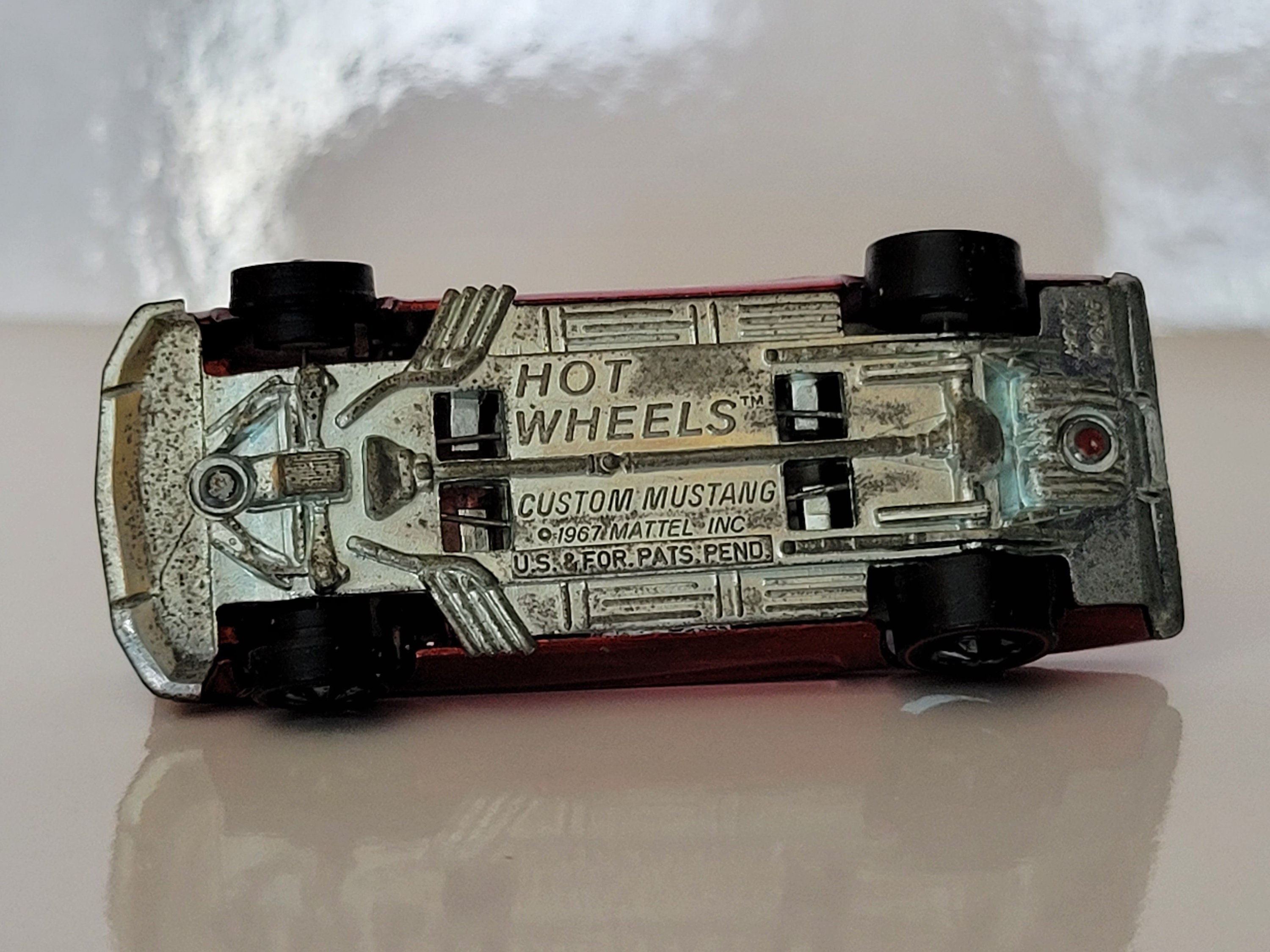 Hot Wheels Redlines 1968 custom Mustang Red - Etsy