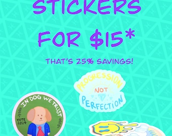 Take Your Pick of 5 Stickers Choose Any 5 Stickers Create Your Own Pack ...