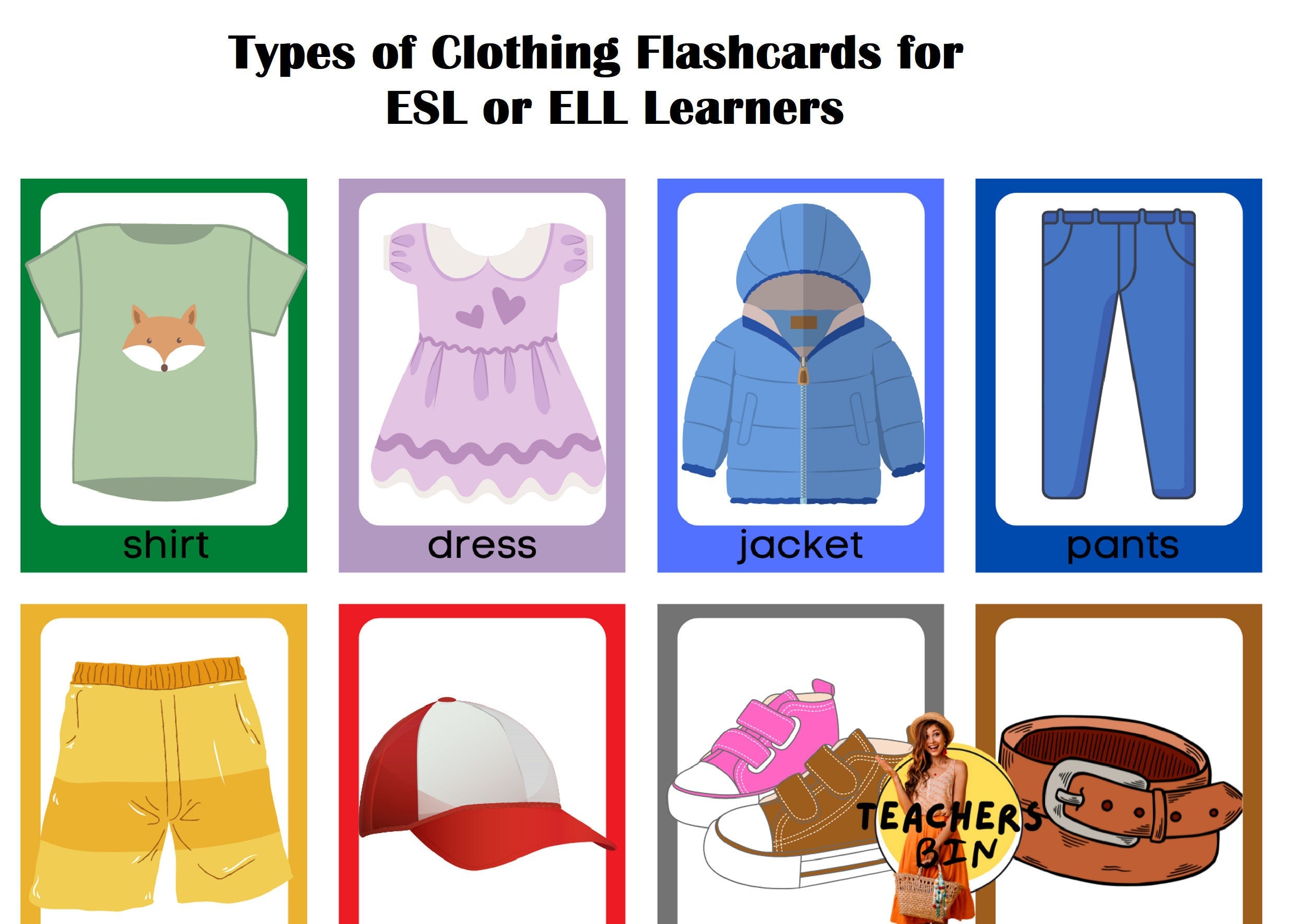Clothes Flashcards