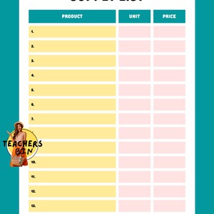 Editable 9 Pages Teacher's Planner Back to School Folder - Etsy