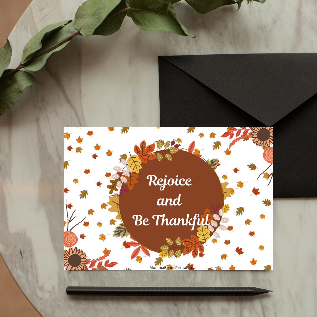 Thanksgiving Cards, Thankful Cards Printable, Gratitude Cards ...